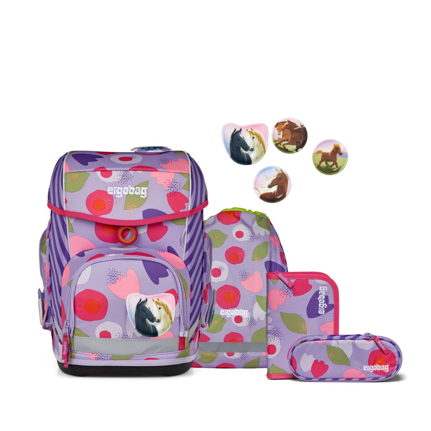ergobag pack Nordic Horizon Schulranzen, 6-teiliges Set, Special ...